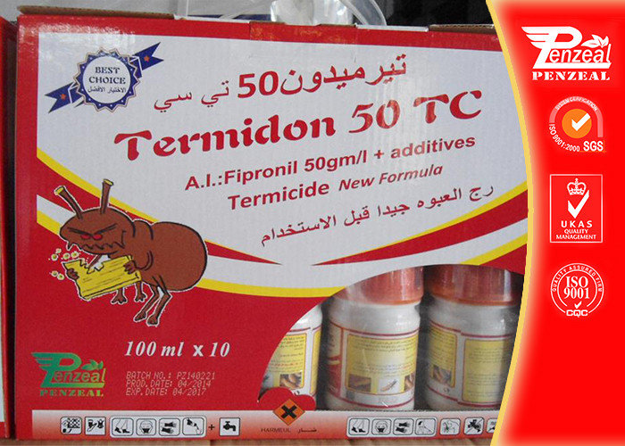 120068-37-3 insecticides de pesticides de lutte contre les parasites de Sc de Fipronil 5% pour des insectes de lit