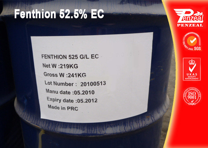 Fenthion 52,5% insecticides de lutte contre les parasites de l'EC pour le thé, riz, tabac, Ornamentals