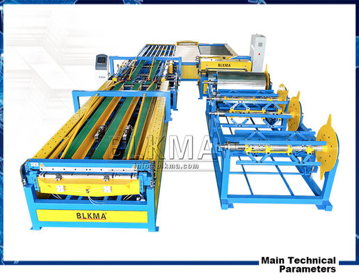 automatic HVAC air duct manufacturing machine auto production line 5 for sale