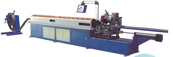 TDC flange making machine with saw cutting