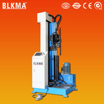Hydraulic rectangle duct lock seam machine