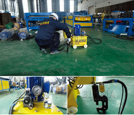 Full auto hydraulic metal sheet riveting machine