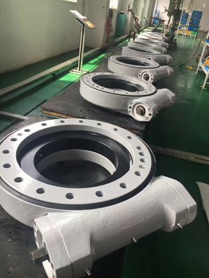 slewing drive with 24V DC motor slewing speed reducer SE17