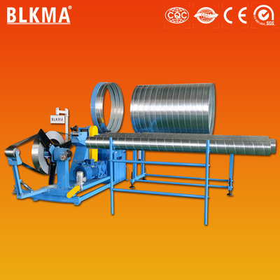automatic hvac spiral air duct forming machine