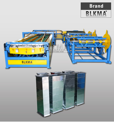 Golden supplier Nanjing BLMKA air conditioning HVAC u shape auto duct making machine