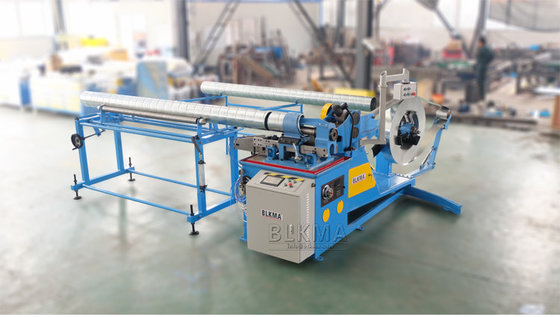 New product fixed die sprial duct machine / Widely used hvac air round roller shear sprial duct machine