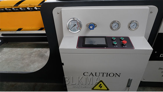 BLKMA Spiral Pipe Ovalizer, oval duct forming machine