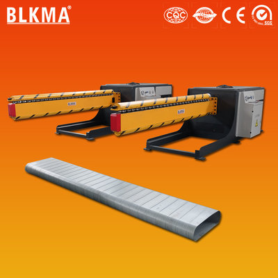 BLKMA Spiral Pipe Ovalizer, oval duct forming machine