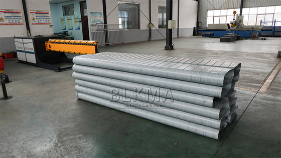 BLKMA Spiral Pipe Ovalizer, oval duct forming machine