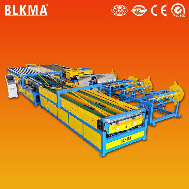 Golden supplier Nanjing BLMKA air conditioning HVAC u shape auto duct making machine