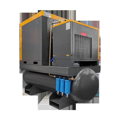 16 Bar Industrial 7.5KW 11KW 15KW Screw Air Compressor For Fiber Laser Cutting Machine