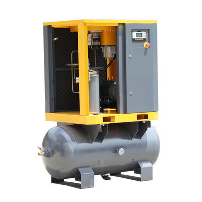 China Airhorse portable combine screw air compressor with 300/500 liter air tank in 11KW/15HP