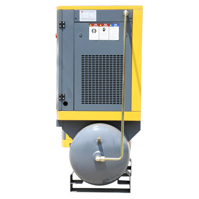Electric driven 7.5KW 10HP 2 in 1 Rotary Screw Air Compressor with air tank with CE,ASME certificate