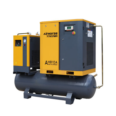 Airhorse EPM-10A permanent magnetic motor pm vsd screw compressor with air dryer tank