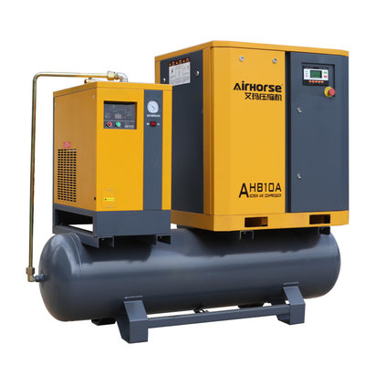 Airhorse EPM-10A permanent magnetic motor pm vsd screw compressor with air dryer tank