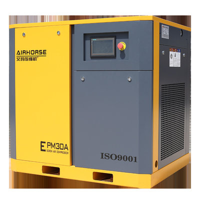 22KW/30HP Permanent Magnet motor variable frequency energy saving Screw Air Compressor