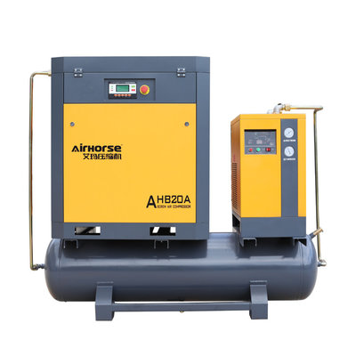 Combined Rotary Screw Air Compressor with tank, dryer and filter 22kw 30hp 8bar 2.3m3/min