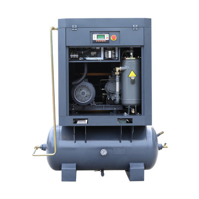 China manufacture 15kw 20hp screw type air compressor with 300L/500L air tank