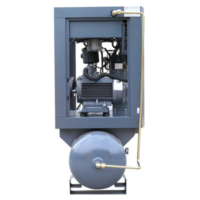 Energy Saving Noiseless 15kw 20hp screw air compressor with 300L receiver
