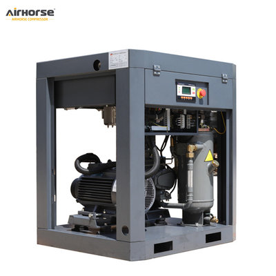 China Industrial Rotary Single 11KW 15Horse Power Screw Air Compressor with Low Cost