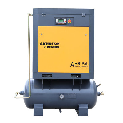 OEM available compressor power saving 11KW screw air compressor and air receiver