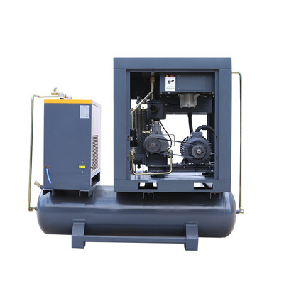 Hot selling ISO standard screw air compressor with air dryer and tank