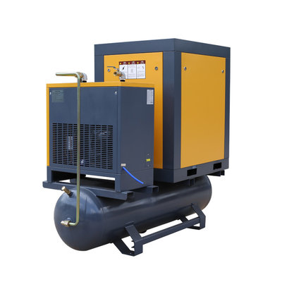 Hot selling ISO standard screw air compressor with air dryer and tank