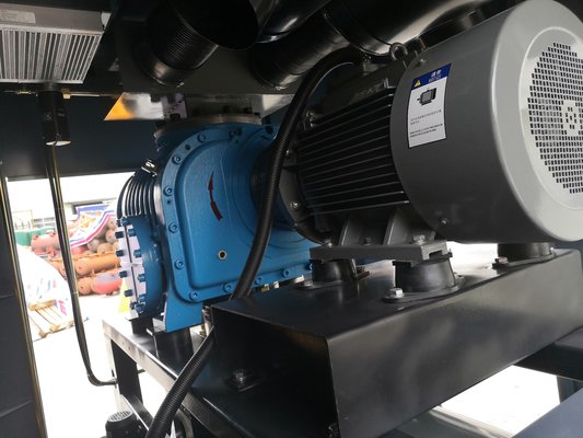 45KW 0.6bar high reliability oil free screw blowers for sewage treatment