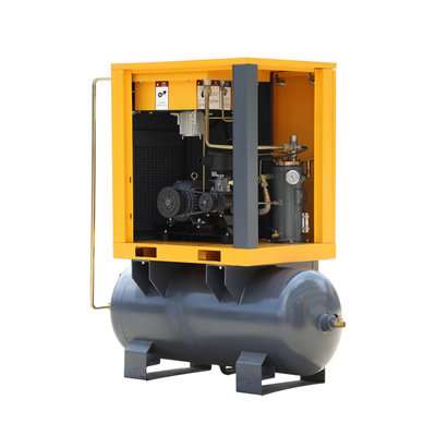 7.5HP Belt drive Oil-injected screw air compressor with 300 liter Receiver 7-10bar