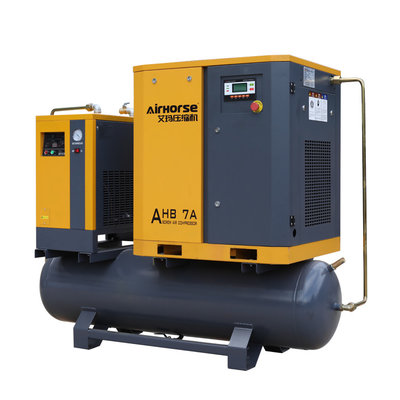 102-145PSI compressor Industrial Rotary screw air compressor with dryer and receiver 300L