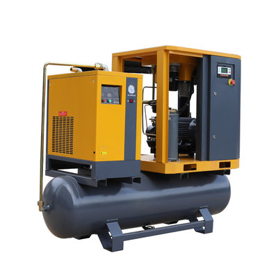 102-145PSI compressor Industrial Rotary screw air compressor with dryer and receiver 300L