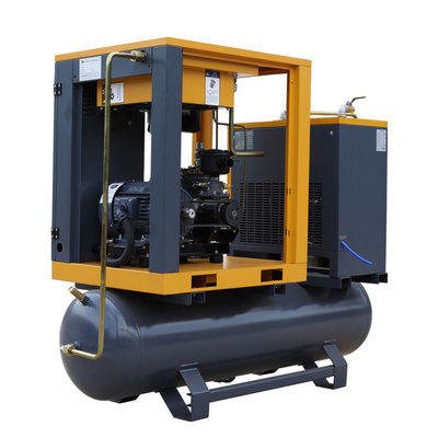 102-145PSI compressor Industrial Rotary screw air compressor with dryer and receiver 300L