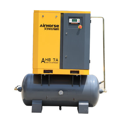 5.5KW Electric Screw Air Compressor with 300L receiver compressor de aire