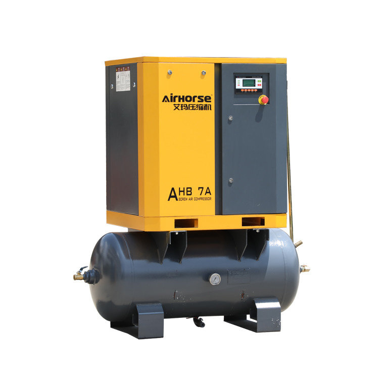 5.5KW Electric Screw Air Compressor with 300L receiver compressor de aire