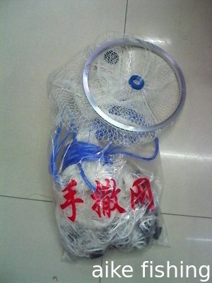 nylon Cast Nets material for sale, without sinker,customer can add sinker easy in home