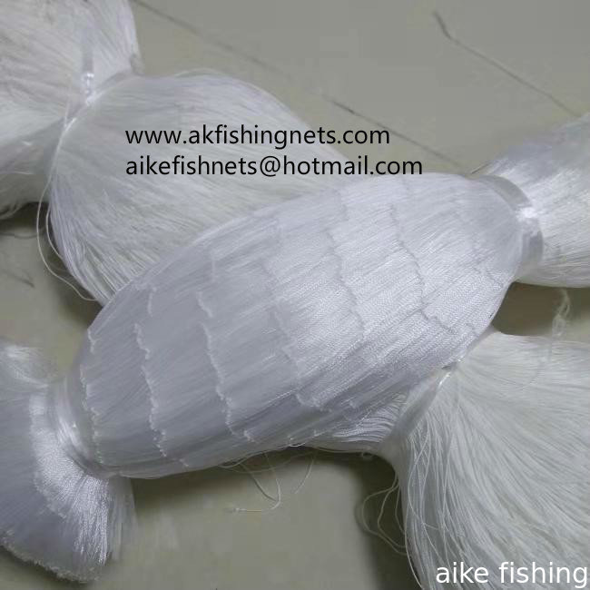 210d/4ply Nylon Multifilament Fishing Nets (red de pesca) , Double Tight Knot, Nylon Twine Selvage, Good Quality