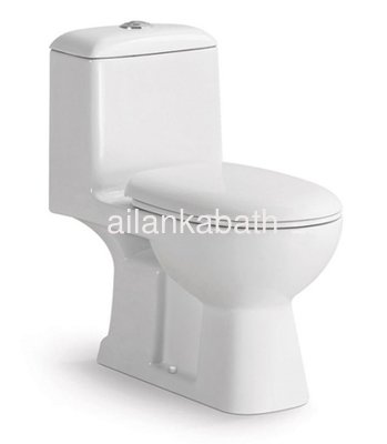 Bathroom Sanitary Ware Ceramic Washdown One piece Toilet with 10cm/4inch diameter outlet K