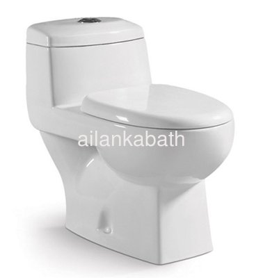 Bathroom Sanitary Ware Ceramic Washdown One piece Toilet with 10cm/4inch diameter outlet K