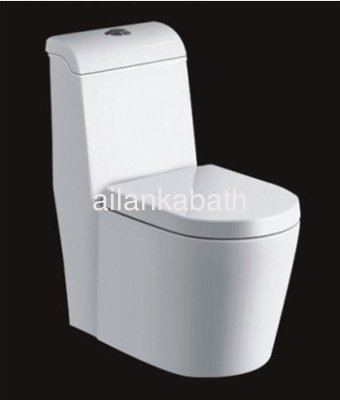 Bathroom Sanitary Ware Ceramic Washdown One piece Toilet with 10cm/4inch diameter outlet K