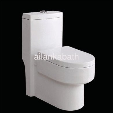 Bathroom Sanitary Ware Ceramic Washdown One piece Toilet with 10cm/4inch diameter outlet K