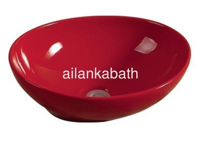 Bathroom Sanitary Ware Ceramic Sinks Colorful Art Basin/Wash Basin Red and dual-Color