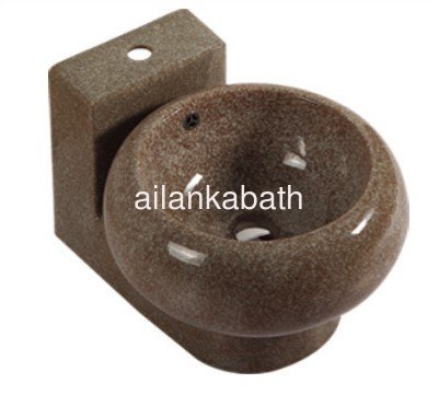 Bathroom Sanitary Ware Ceramic Sinks Colorful Art Basin/Wash Basin Grey/Brown Stone Color