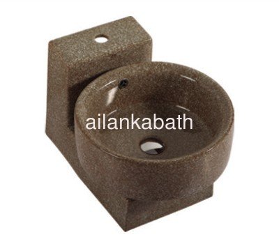 Bathroom Sanitary Ware Ceramic Sinks Colorful Art Basin/Wash Basin Grey/Brown Stone Color