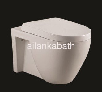 Sanitary Ware Ceramic Washdown P-trap Wall-hung Mounted Toilets Bathroom Wall-hung Toielt