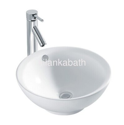 Sanitary Ware Ceramic Sinks Countertop Sinks Art Basin Round Bathroom Hand Wash Basin