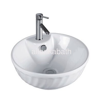 Countertop Mounting Ceramic Sinks Sanitary Ware Rectangular Art Basin Bathroom Wash Basin