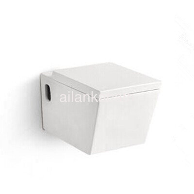 Sanitary Ware Toilets Ceramic Washdown P-trap 180mm Roughing-in Bathroom Wall-hung Toilet