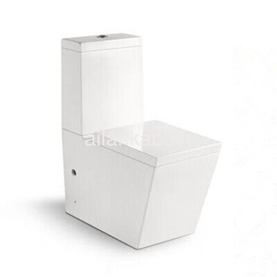 SanitaryWare Ceramic WC with 10cm/4inch diameter outlet Bathroom Washdown Two-piece Toilet