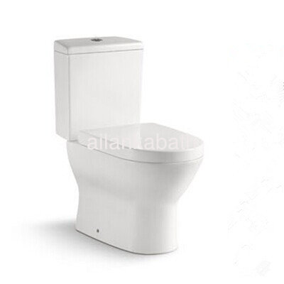 SanitaryWare Ceramic WC with 10cm/4inch diameter outlet Bathroom Washdown Two-piece Toilet