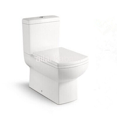 SanitaryWare Ceramic WC with 10cm/4inch diameter outlet Bathroom Washdown Two-piece Toilet